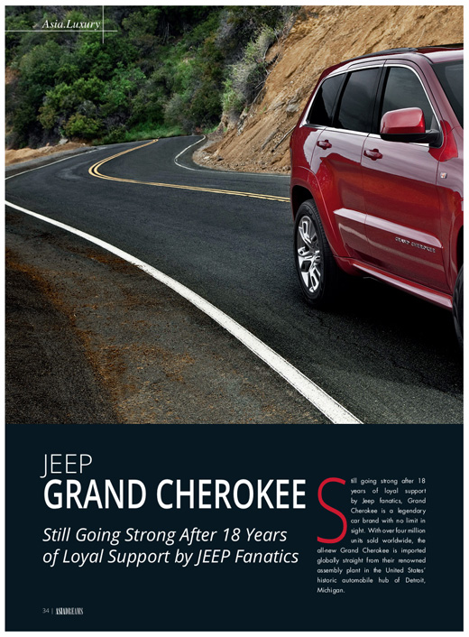 Jeep Grand Cherokee still going strong after 18 years | Asia Dreams